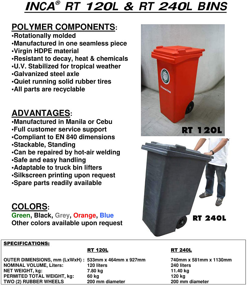 Heavy-duty Plastic Waste Management Products Supplier Philippines 2022