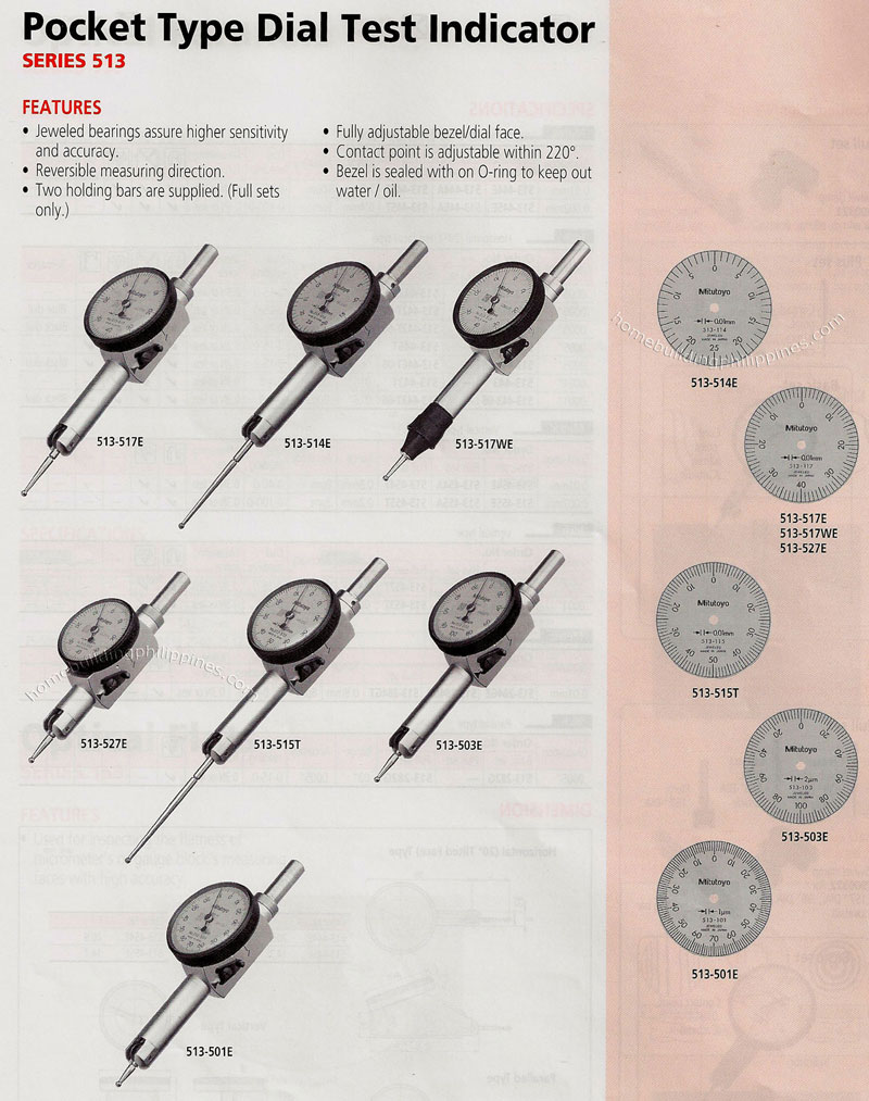 Pocket Type Dial Test Indicator Philippines