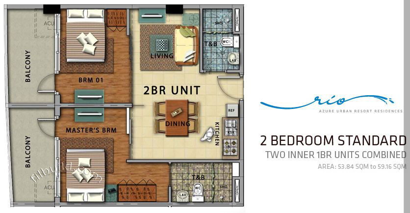 Condo Sale at Azure Urban Resort Residences Floor Plans