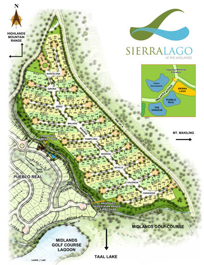 Real Estate Home Lot Sale at Tagaytay Highlands - The Midlands - Sierra ...