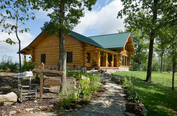Sustainable Country Log Home